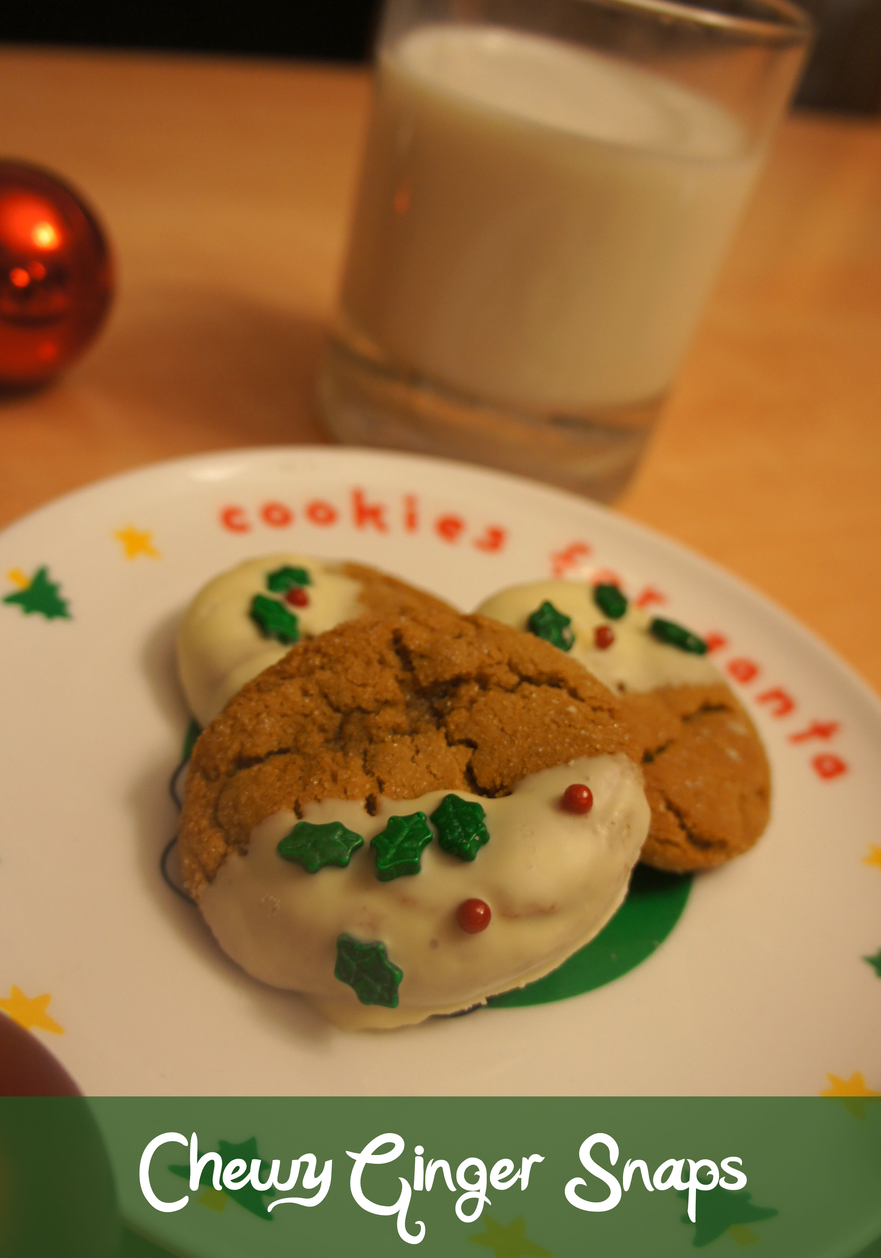 Christmas Baking: Chewy Ginger Snaps