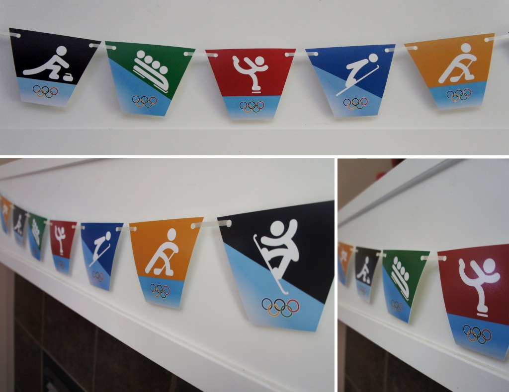 Free Printable: Winter Olympics Party Banner