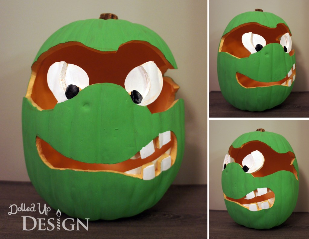 Ninja Turtle Pumpkin – Foam Edition