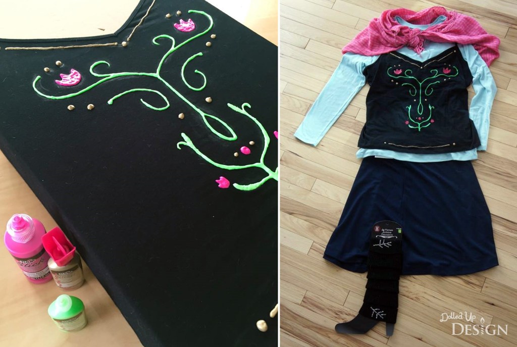 A DIY Princess Anna Costume for Mommy
