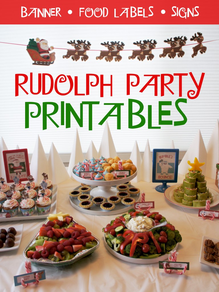 Rudolph Party Printables