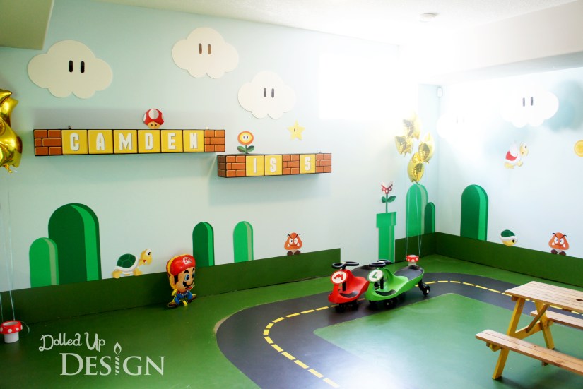 From Mario to Minecraft Basement Makeover