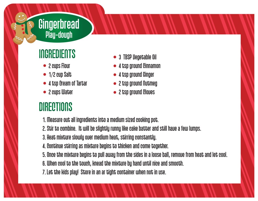 Gingerbread Play-dough Cookie Making Kit