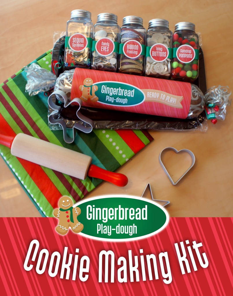 Gingerbread Play-dough Cookie Making Kit