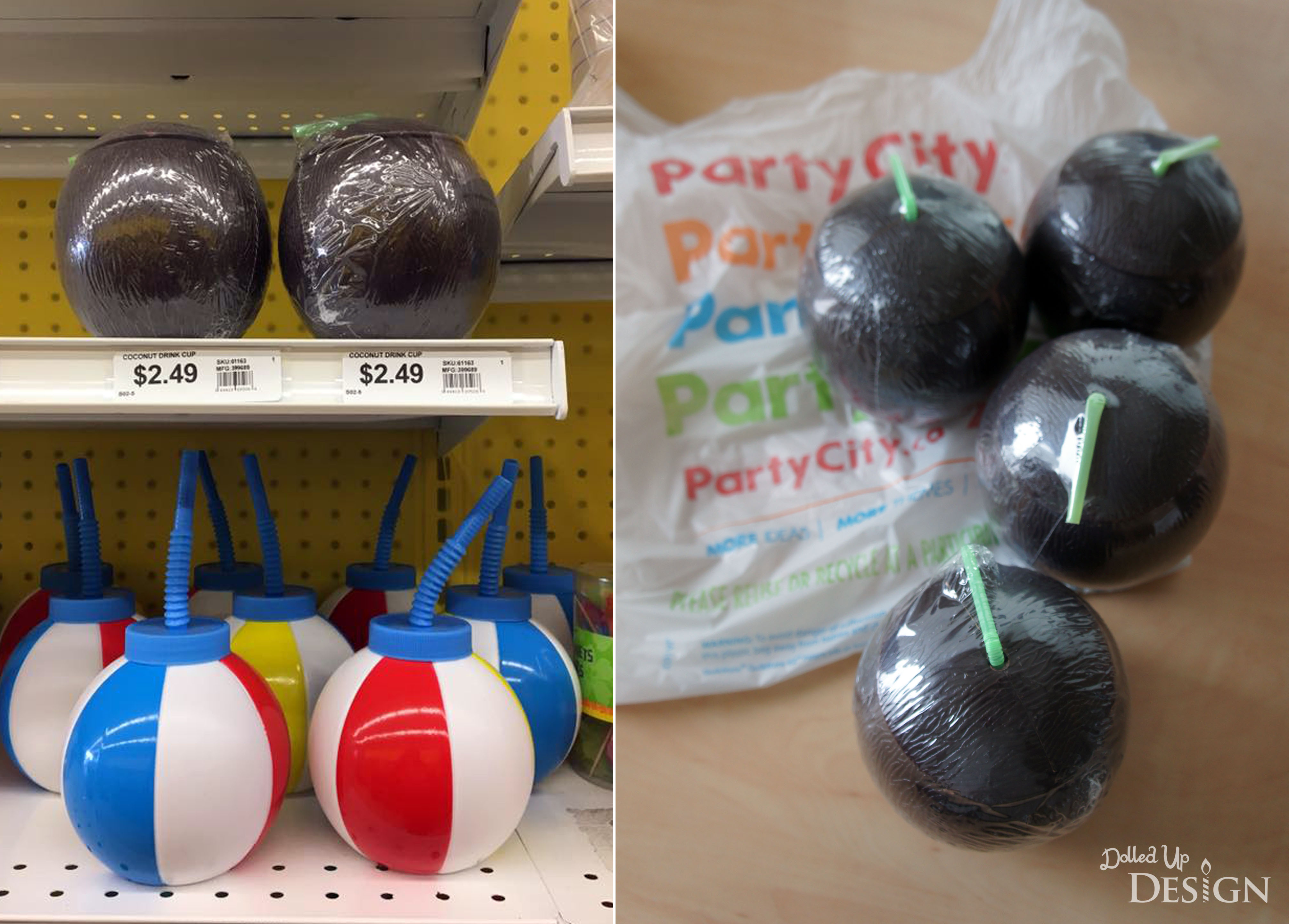 Moana Party Inspiration: DIY Kakamora Cups